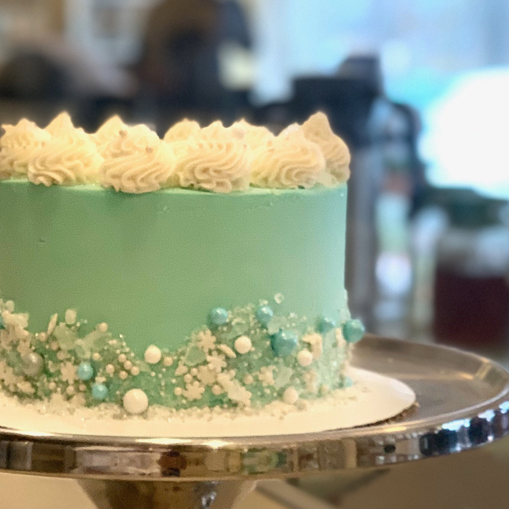 Winter Vanilla Cake for Hanukkah | The Able Baker 7:30–5:00