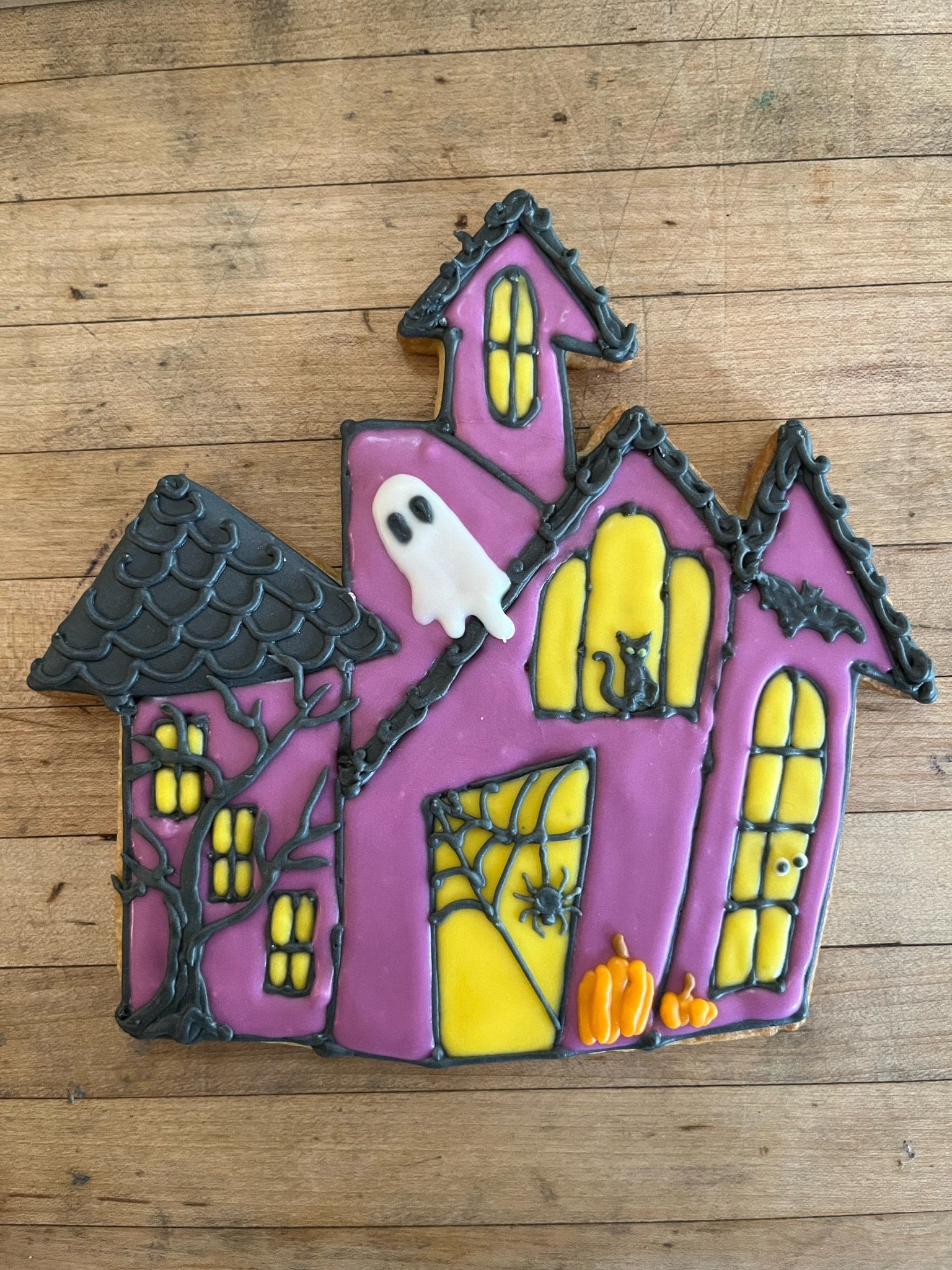 Haunted House Sugar Cookie | The Able Baker